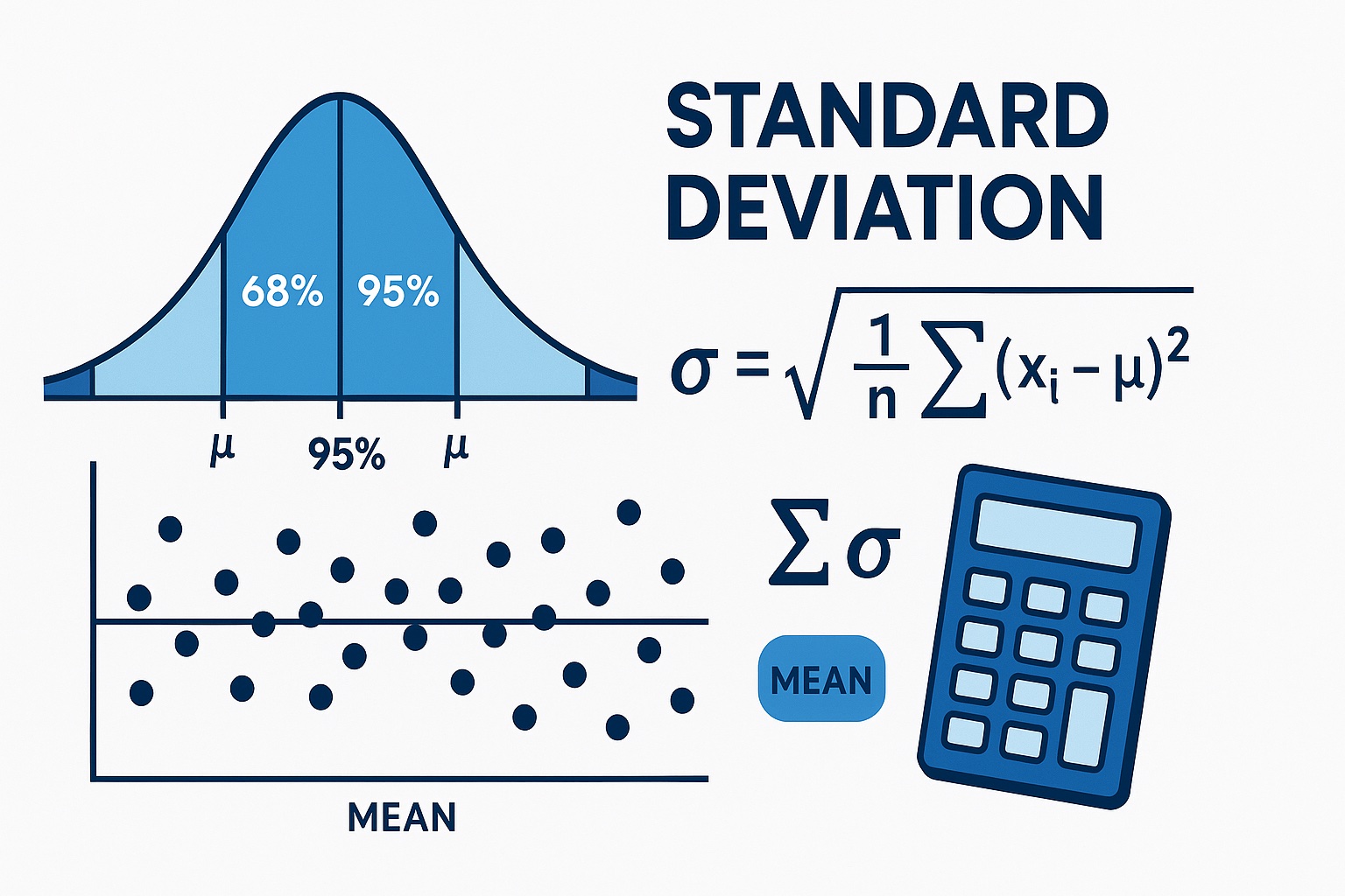 How to Calculate Standard Deviation: Complete Guide 2025