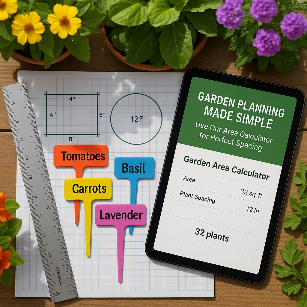 Planejamento de jardim Simples: calcule seu espaçamento perfeito para ...